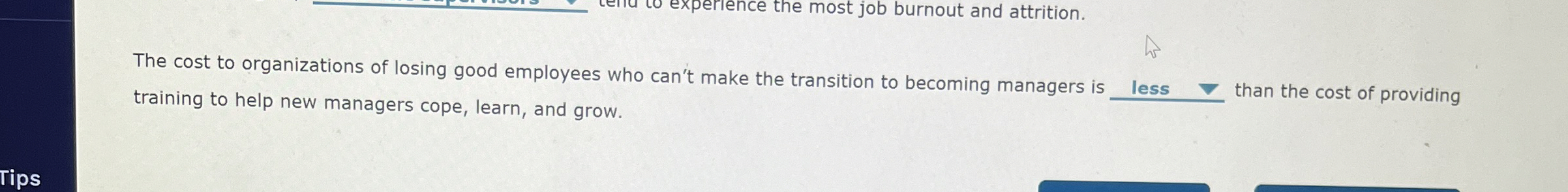 Solved The cost to organizations of losing good employees | Chegg.com