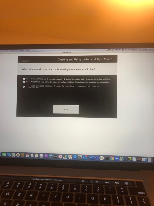 Solved Creating and Using Lookups: Multiple Choice What is | Chegg.com
