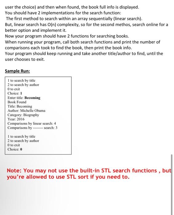 Solved Assuming you have a struct Book Write a program that | Chegg.com