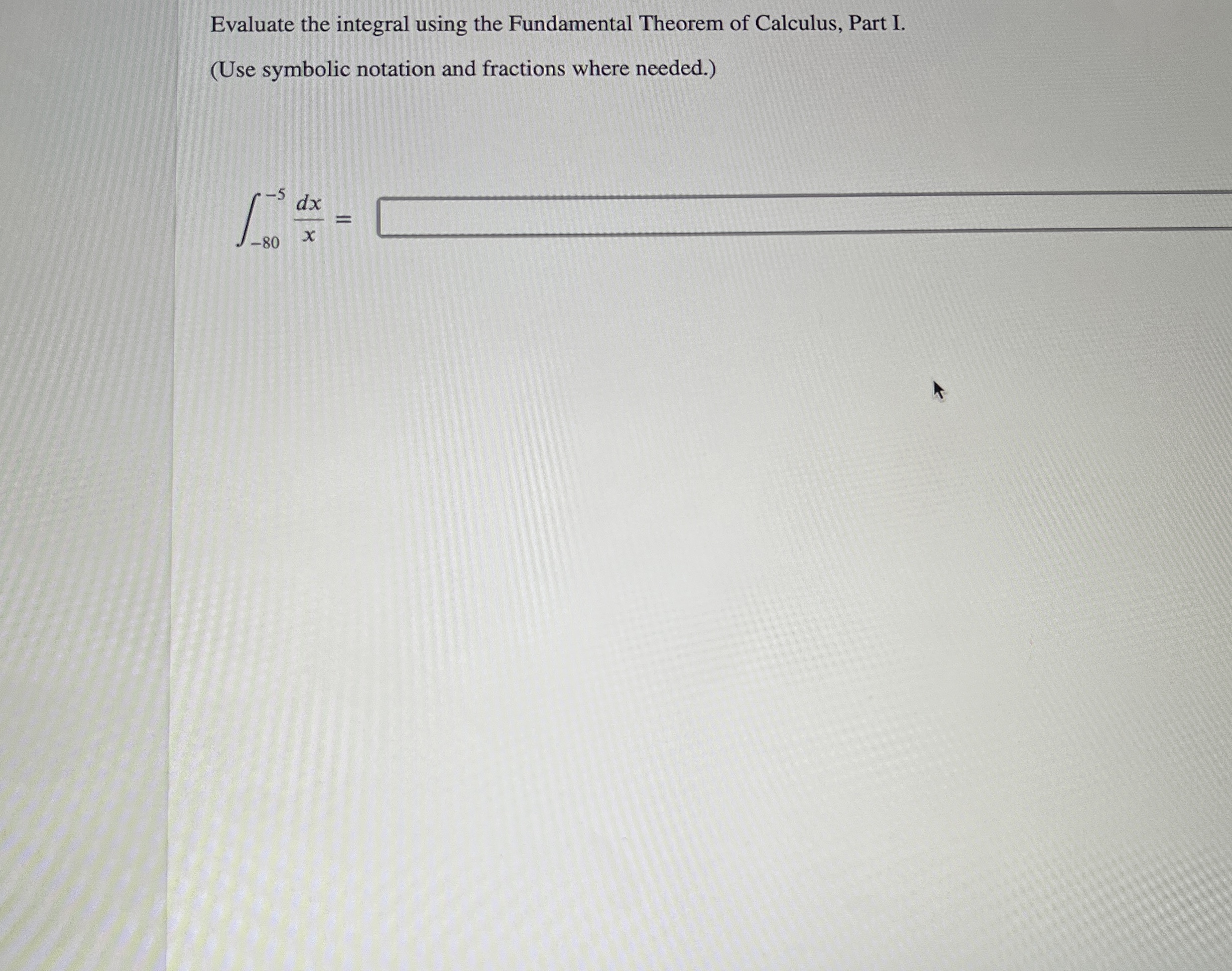 Solved Evaluate the integral using the Fundamental Theorem | Chegg.com