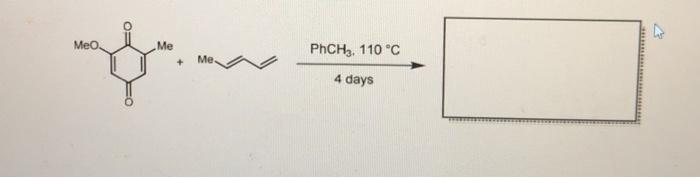 Solved Meo Me + PhCH3, 110 C Me 4 days OMe KOH (10 mol %) | Chegg.com