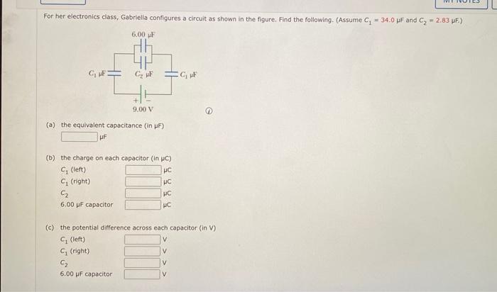 Solved For her electronics class, Gabriella configures a | Chegg.com