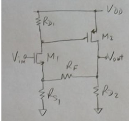 Solved Calculate the voltage gain of the circuit below. | Chegg.com