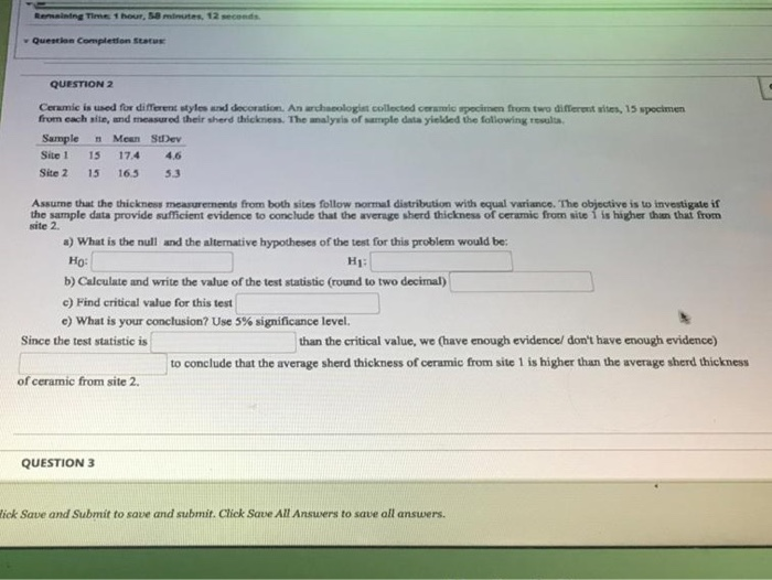 Solved Remaining Time 1 hour, 5 minutes, 12 seconds Question | Chegg.com
