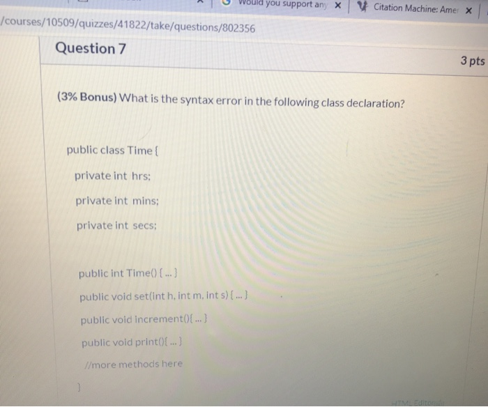 Solved you support any * Citation Machine: Amer x | Chegg.com