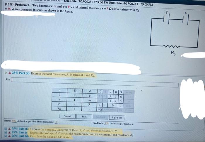 Solved (10\%) Problem 6: If you try to measure the voltage | Chegg.com