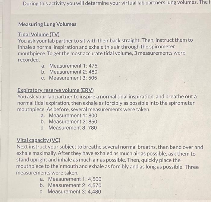 During This Activity You Will Determine Your Virtual