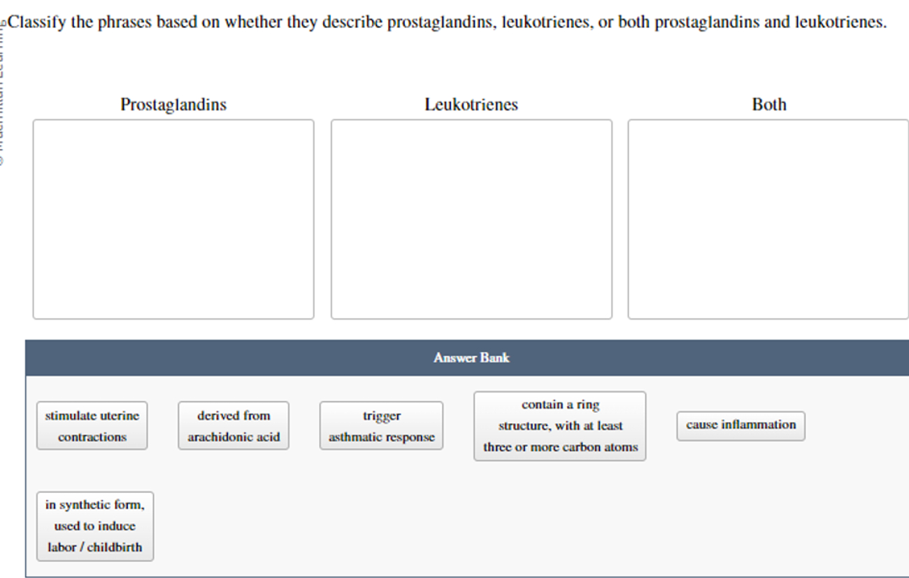 Solved Classify the phrases based on whether they describe | Chegg.com