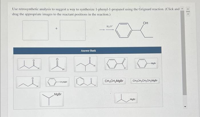 Solved Use retrosynthetic analysis to suggest two paths to | Chegg.com