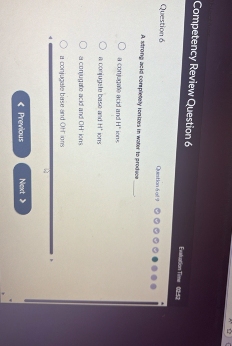 Solved Competency Review Question 6Evaluation Time | Chegg.com