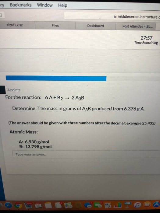Solved ery Bookmarks Window Help middlesexcc.instructure.c | Chegg.com