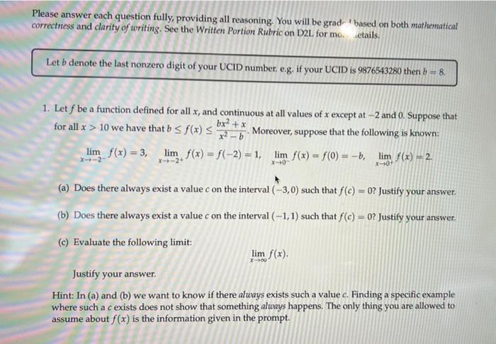 Solved Please answer each question fully, providing all | Chegg.com