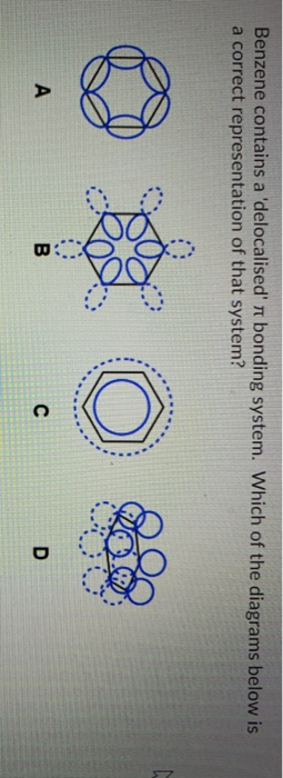 Solved Benzene contains a 'delocalised' t bonding system. | Chegg.com