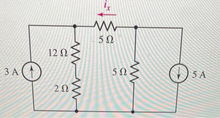 Solved solve for Ix using source transformstion to simplify | Chegg.com