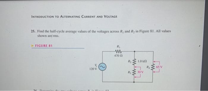Solved INTRODUCTION TO ALTERNATING CURRENT AND VOLTAGE 25. | Chegg.com