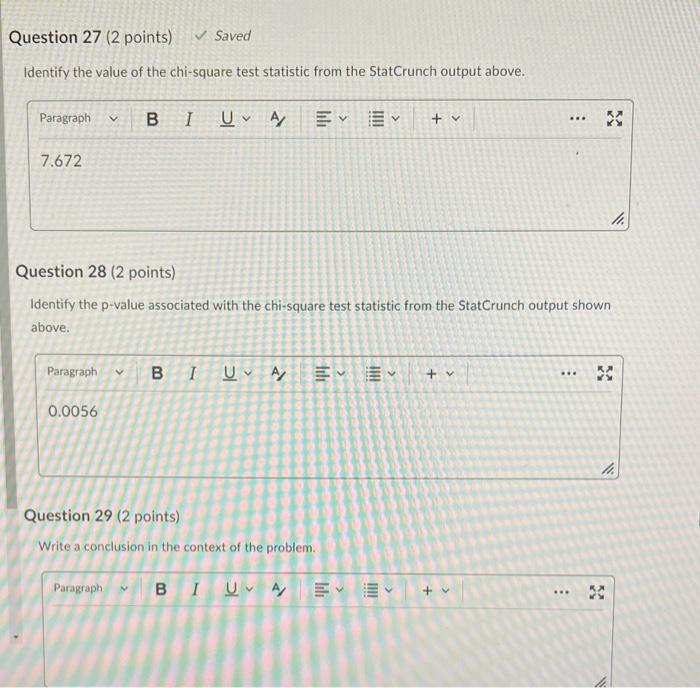 Solved Questions 26−29 refer to the following study. During | Chegg.com