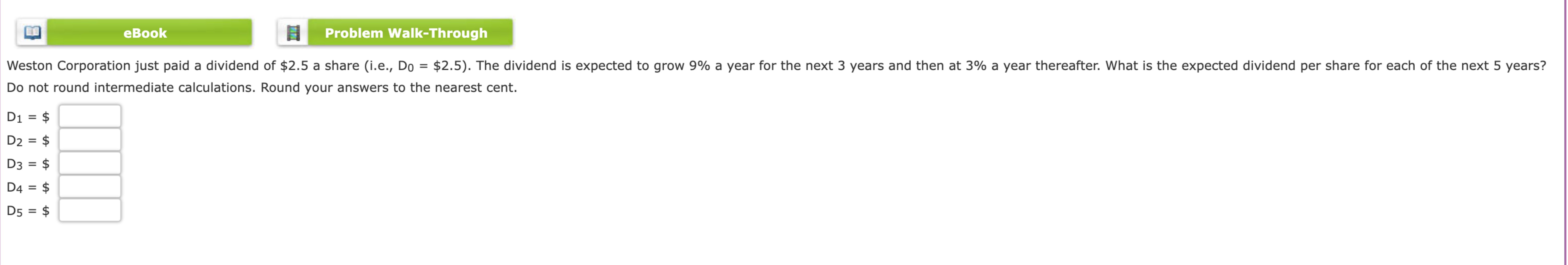 Solved Do not round intermediate calculations. Round your | Chegg.com