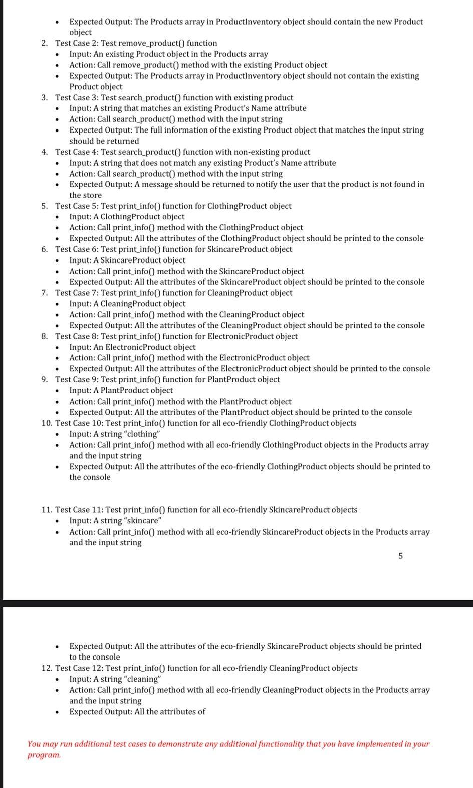 Solved & Overview Your task is to create a Java program that | Chegg.com