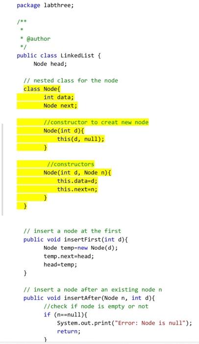 Solved 4G I. 6:10 8 CS211 Lab Manual-3 Initial code: | Chegg.com
