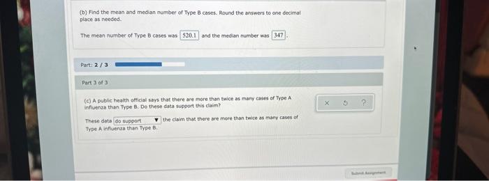 Solved Flu season: Suppose the following tables present the | Chegg.com