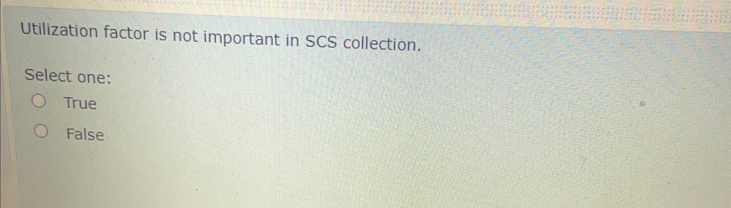 Solved Utilization factor is not important in SCS | Chegg.com
