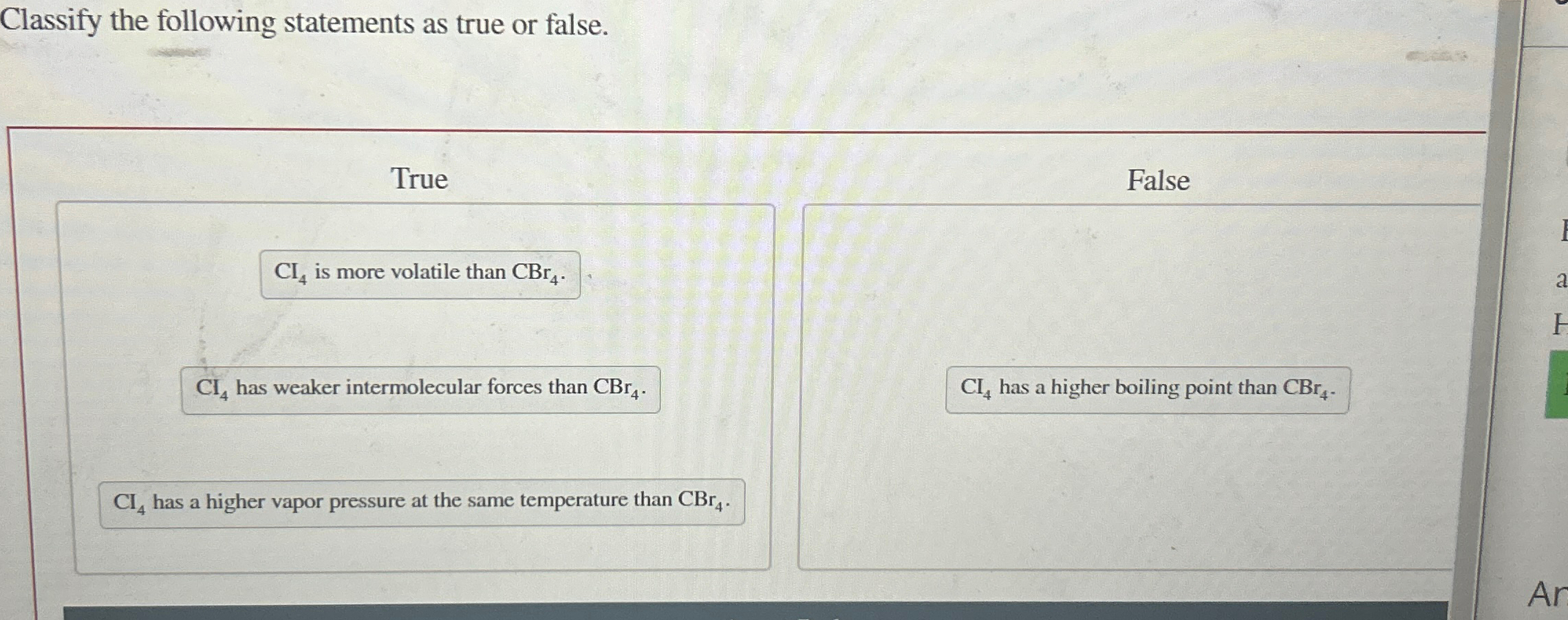 Solved Classify the following statements as true or | Chegg.com