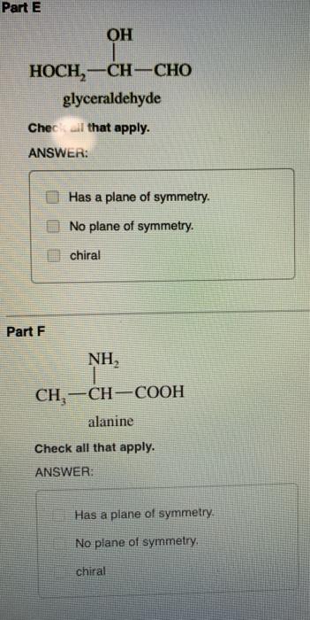Solved For each compound, determine whether the molecule has | Chegg.com