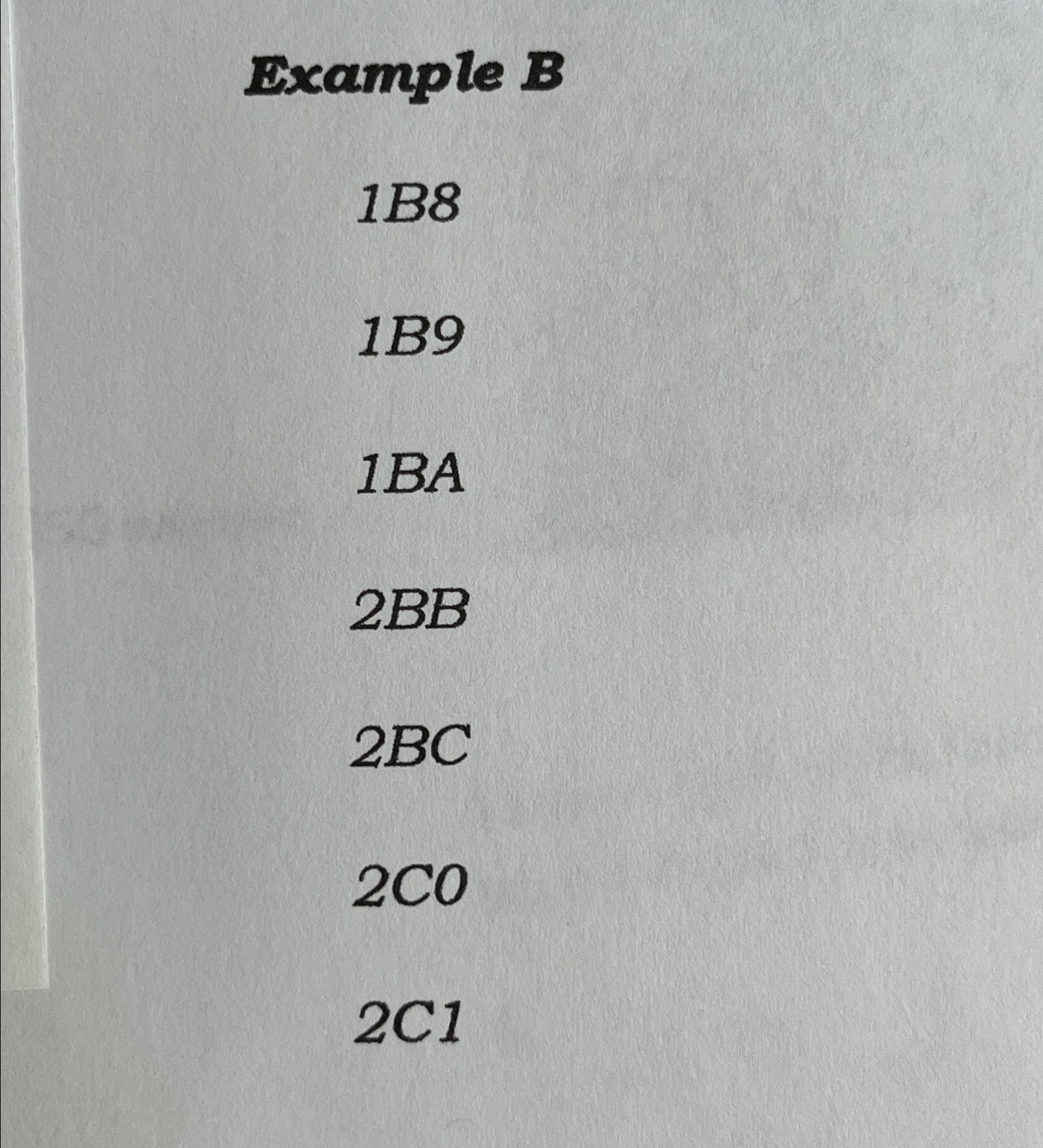 What base is this chart counting in what is 1B8 ﻿in | Chegg.com