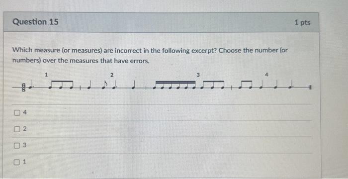 Please choose the correct duration symbol that would | Chegg.com