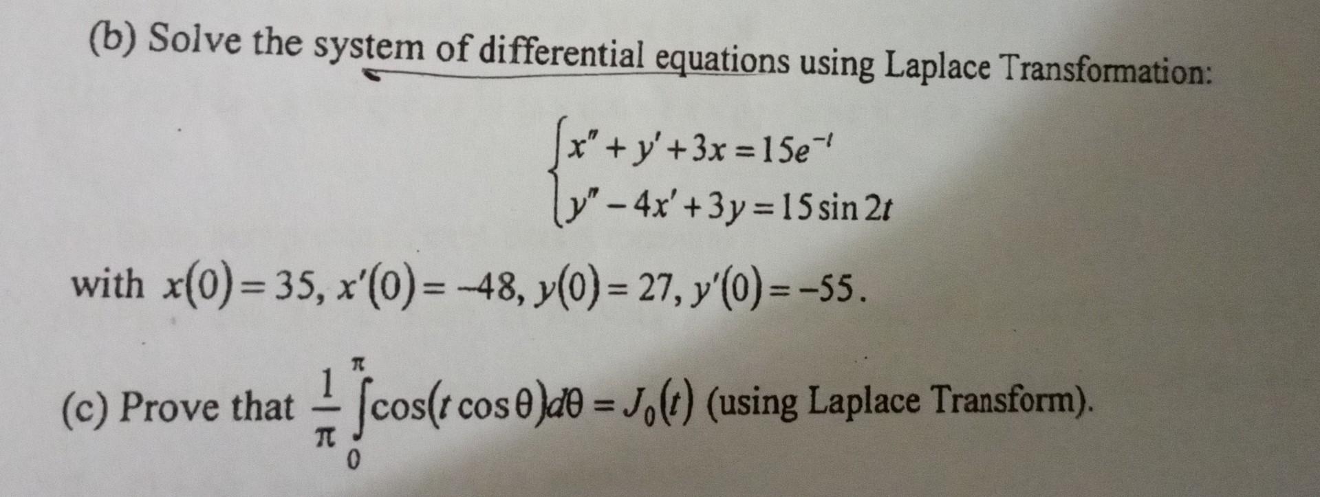 Solved I looking to solve part b. ﻿ Is there a clever trick | Chegg.com