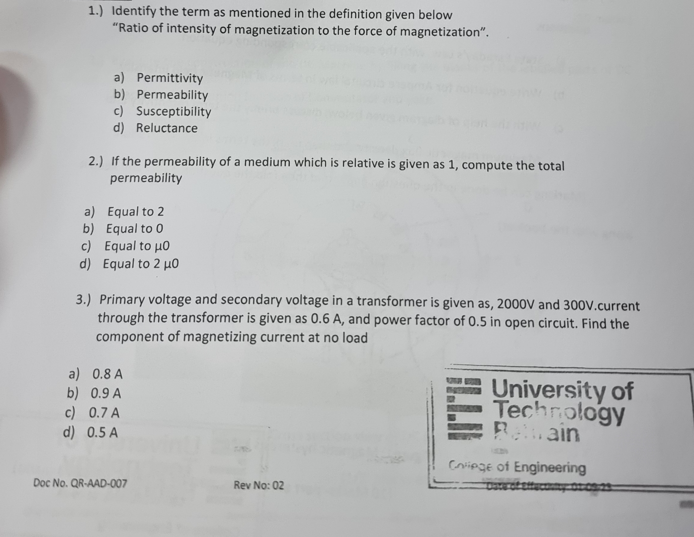 Solved 1.) ﻿Identify the term as mentioned in the definition | Chegg.com