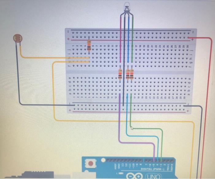 Solved . UN 의 DIGITAL PWM (UNO DIGITAL (PWM) O UNO RA | Chegg.com