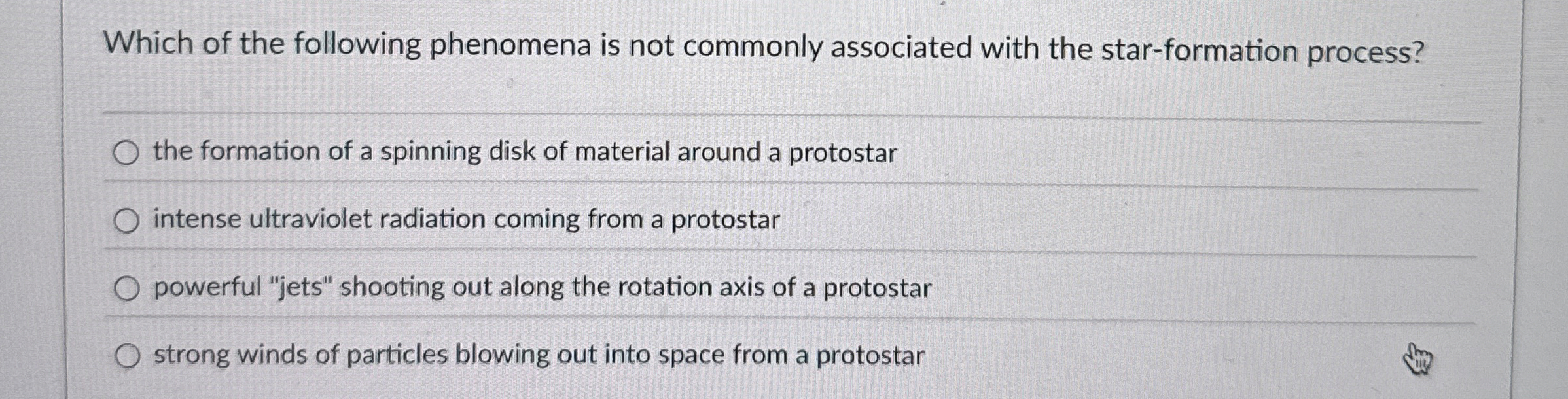 Solved Which of the following phenomena is not commonly | Chegg.com