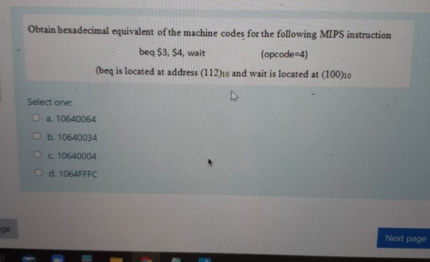 Solved Obtain hexadecimal equivalent of the machine codes | Chegg.com