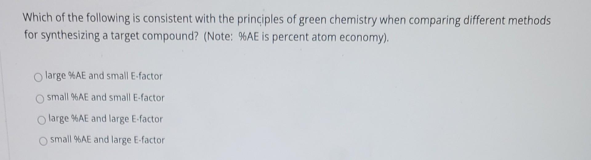 Solved Which of the following is consistent with the | Chegg.com