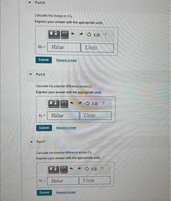 Solved In (Figure 1), each capacitor has C= 4.00 F and Vab | Chegg.com