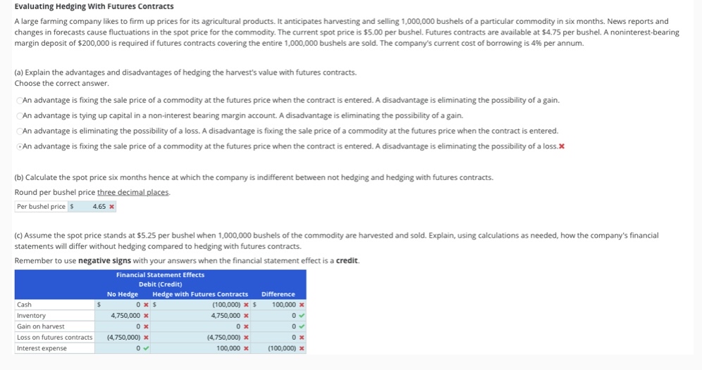 Solved by an EXPERT Evaluating Hedging With Futures ContractsA large | Chegg.com