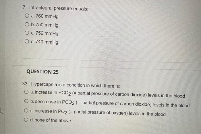 Solved 19. The exchange of oxygen and carbon dioxide between | Chegg.com