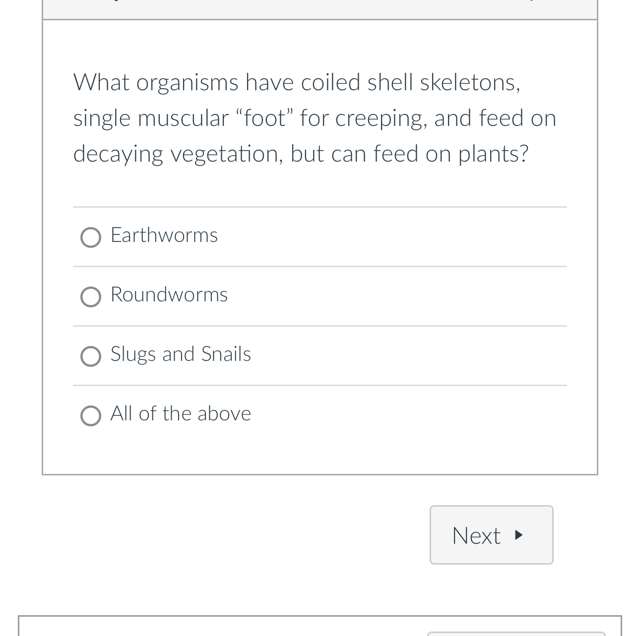 Solved What organisms have coiled shell skeletons, single | Chegg.com
