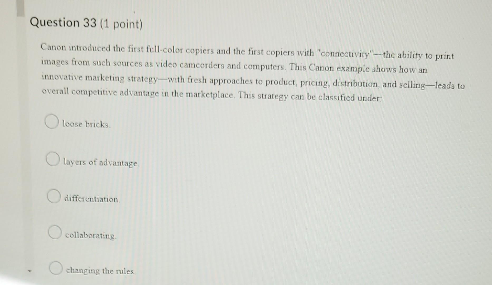 Solved Canon introduced the first full-color copiers and the | Chegg.com