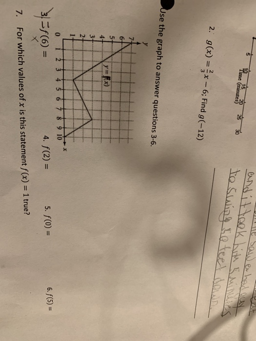 Solved True Saw en hed our and it took him 5 minutes To | Chegg.com