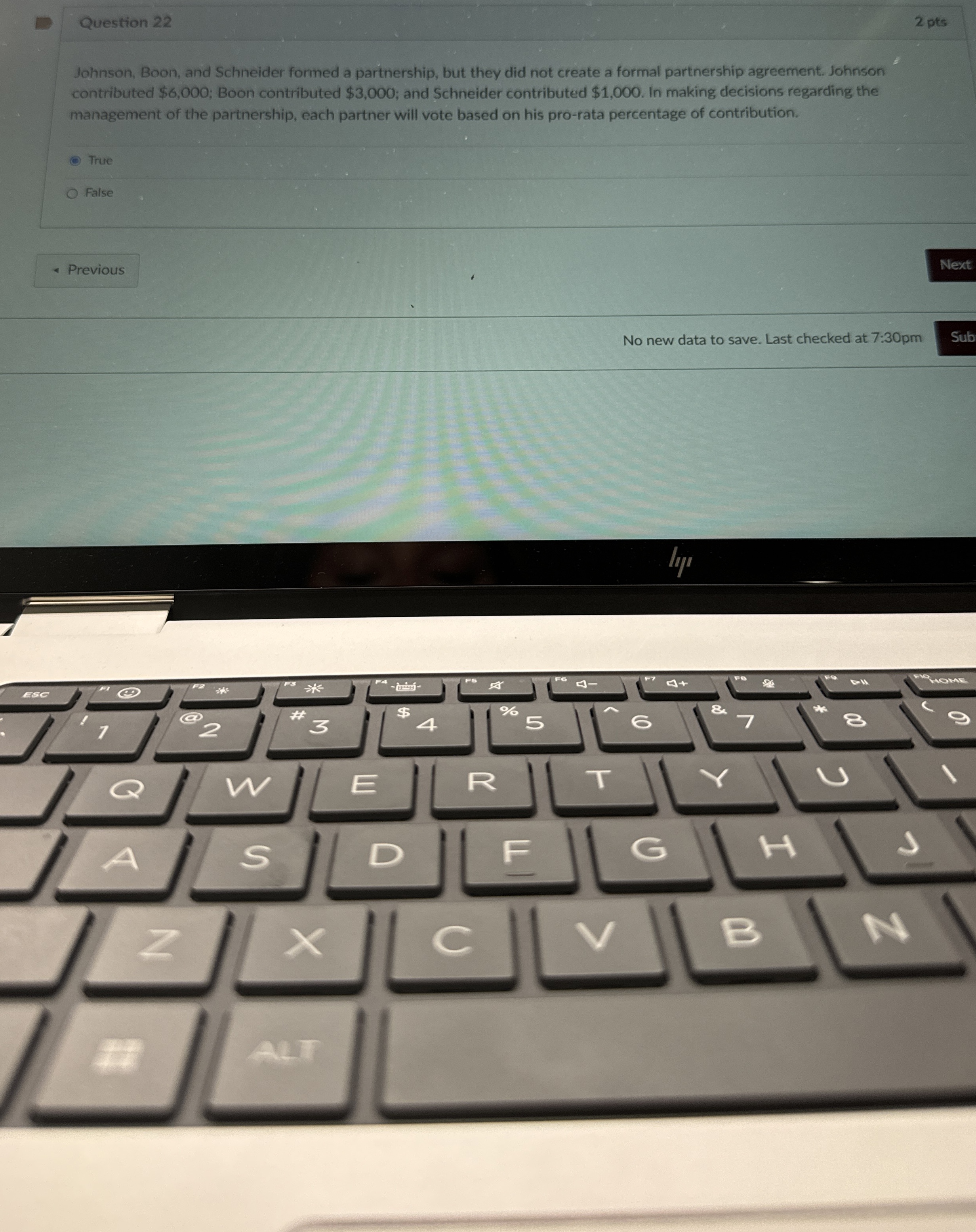 Solved Question 222 ﻿ptsJohnson, Boon, and Schneider formed | Chegg.com