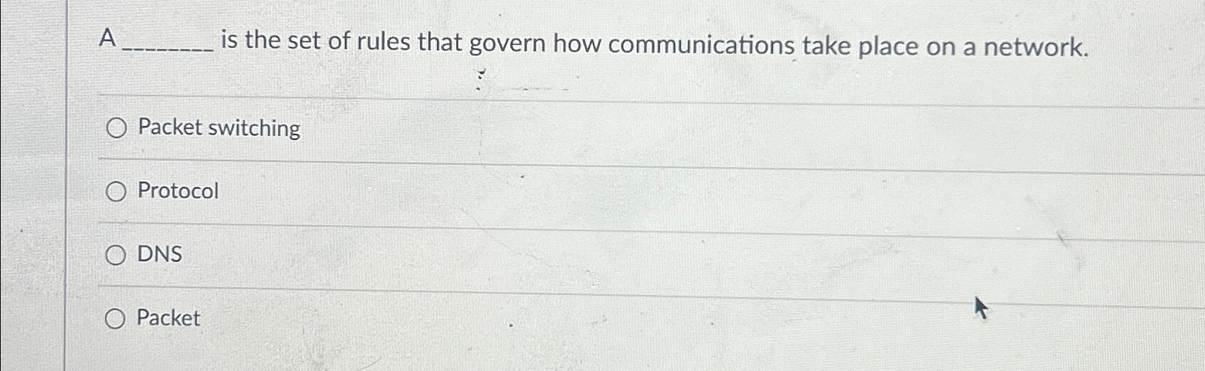 Solved A q, ﻿is the set of rules that govern how | Chegg.com
