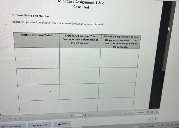 Solved Assignment 2 2 Mini Cases Assignment 2 V Mini | Chegg.com