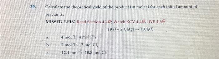 Solved 9. Calculate the theoretical yield of the product (in | Chegg.com