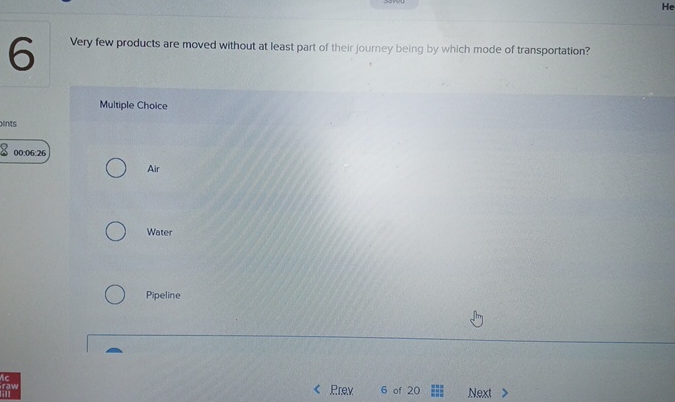 Solved Very few products are moved without at least part of | Chegg.com