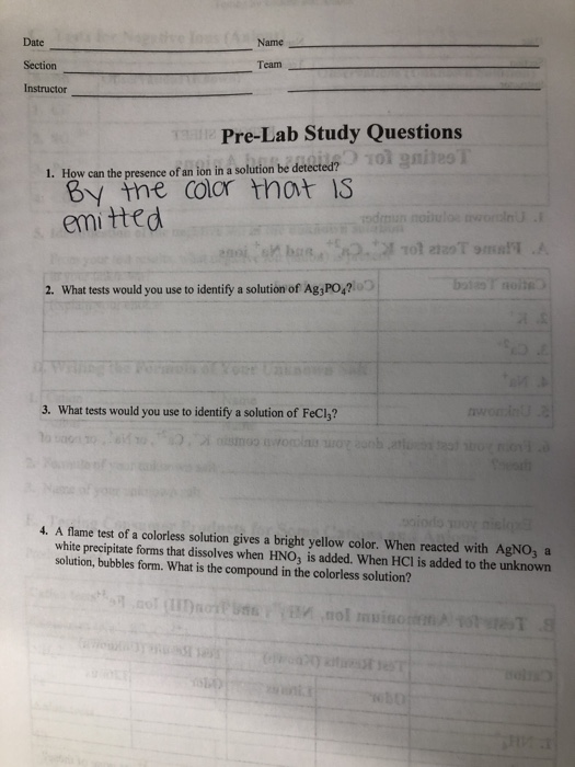 Solved Date Name Section Team- Instructor Pre-Lab Study | Chegg.com Solved Date Name Section Team- Instructor Pre-Lab Study | Chegg.com