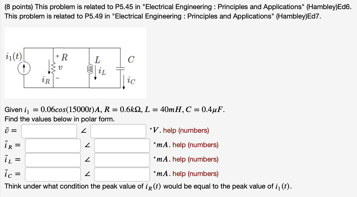 Solved Please show work (6) | Chegg.com