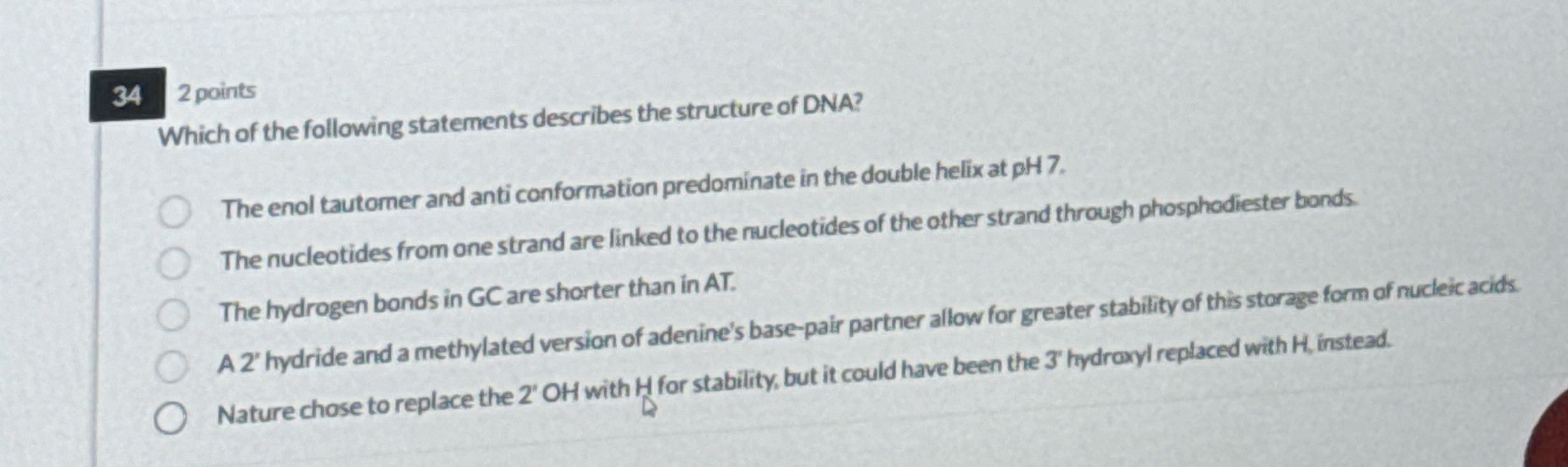 Solved 342 ﻿pointsWhich of the following statements | Chegg.com