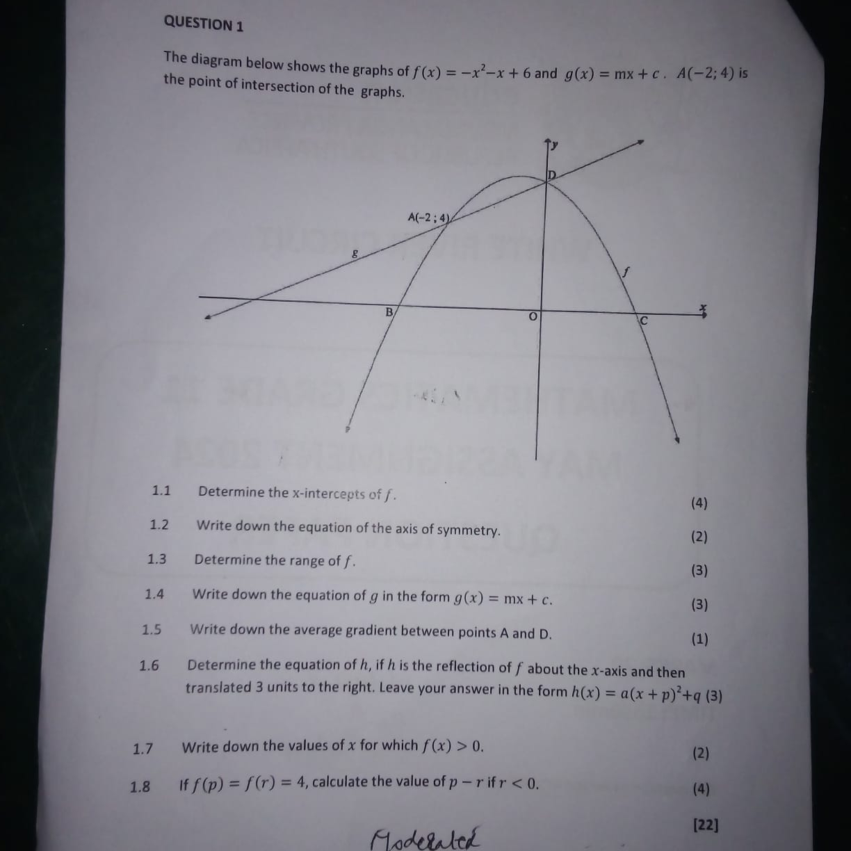 Solved QUESTION 1 ﻿QUESTION 2ABCD is a parallelogram with | Chegg.com